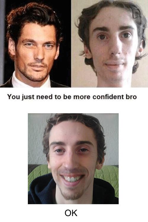 Female model memes VS male model memes | Looksmax.org - Men's Self ...