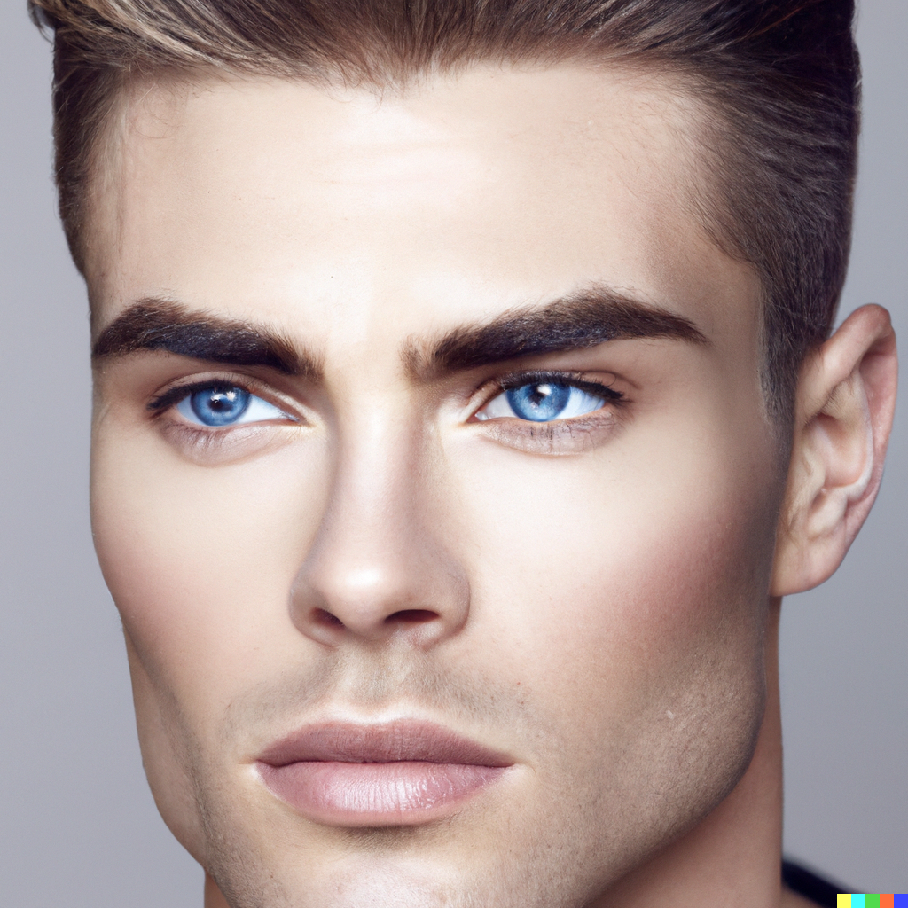 I asked an AI to draw me handsome men with hunter eyes, hollow cheeks ...