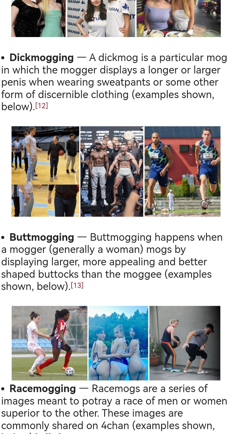 KnowYourMeme's "Mogging" gallery (HUNDREDS of pics so far). What's your ...