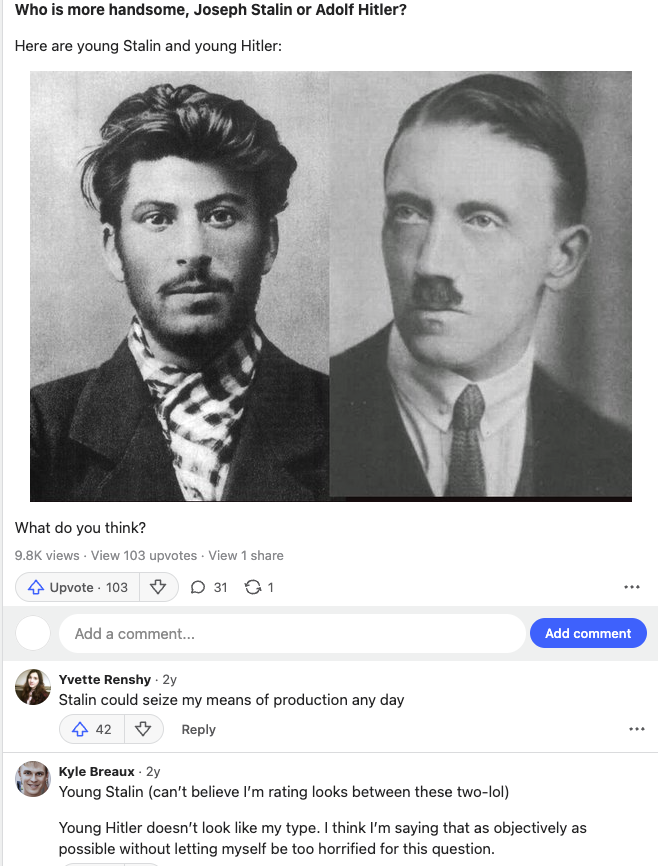 Stalin mogging Hitler in the Grave | Looksmax.org - Men's Self ...