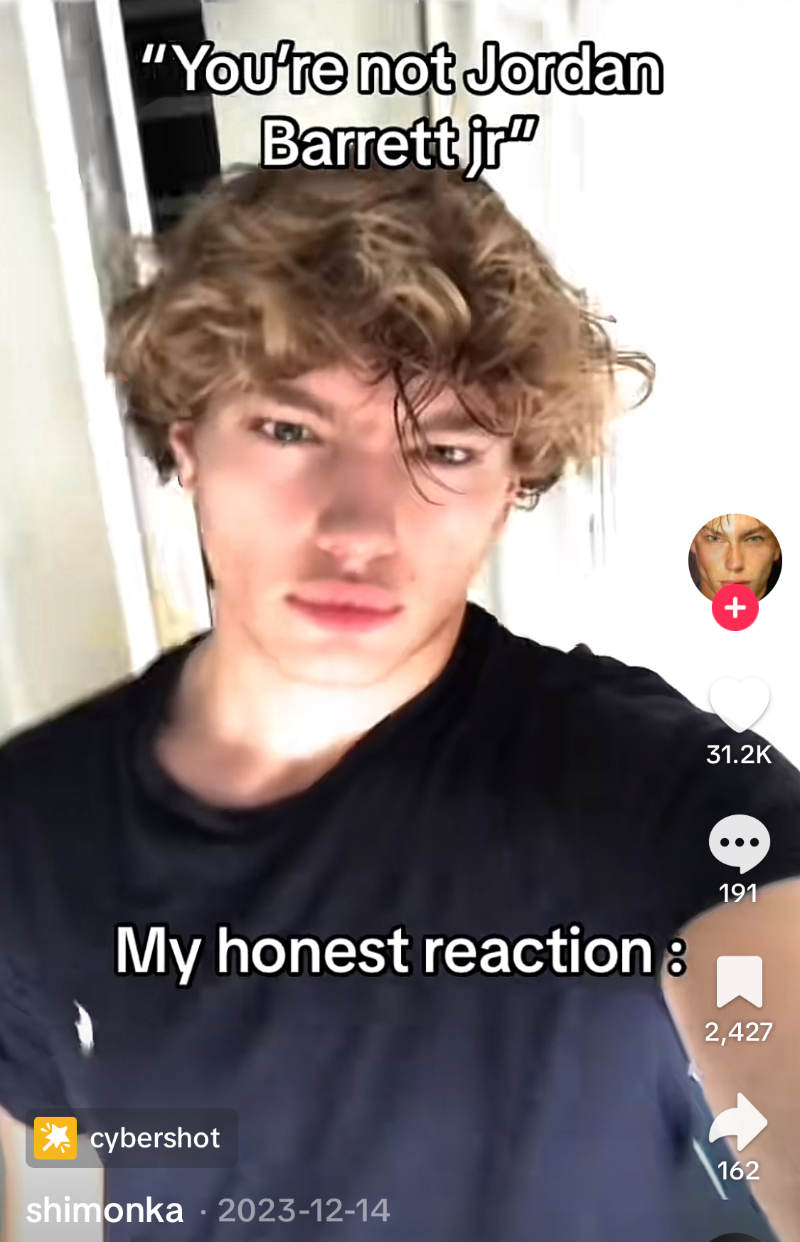 Rate this Jordan Barrett look alike | Looksmax - Men's Self-Improvement ...