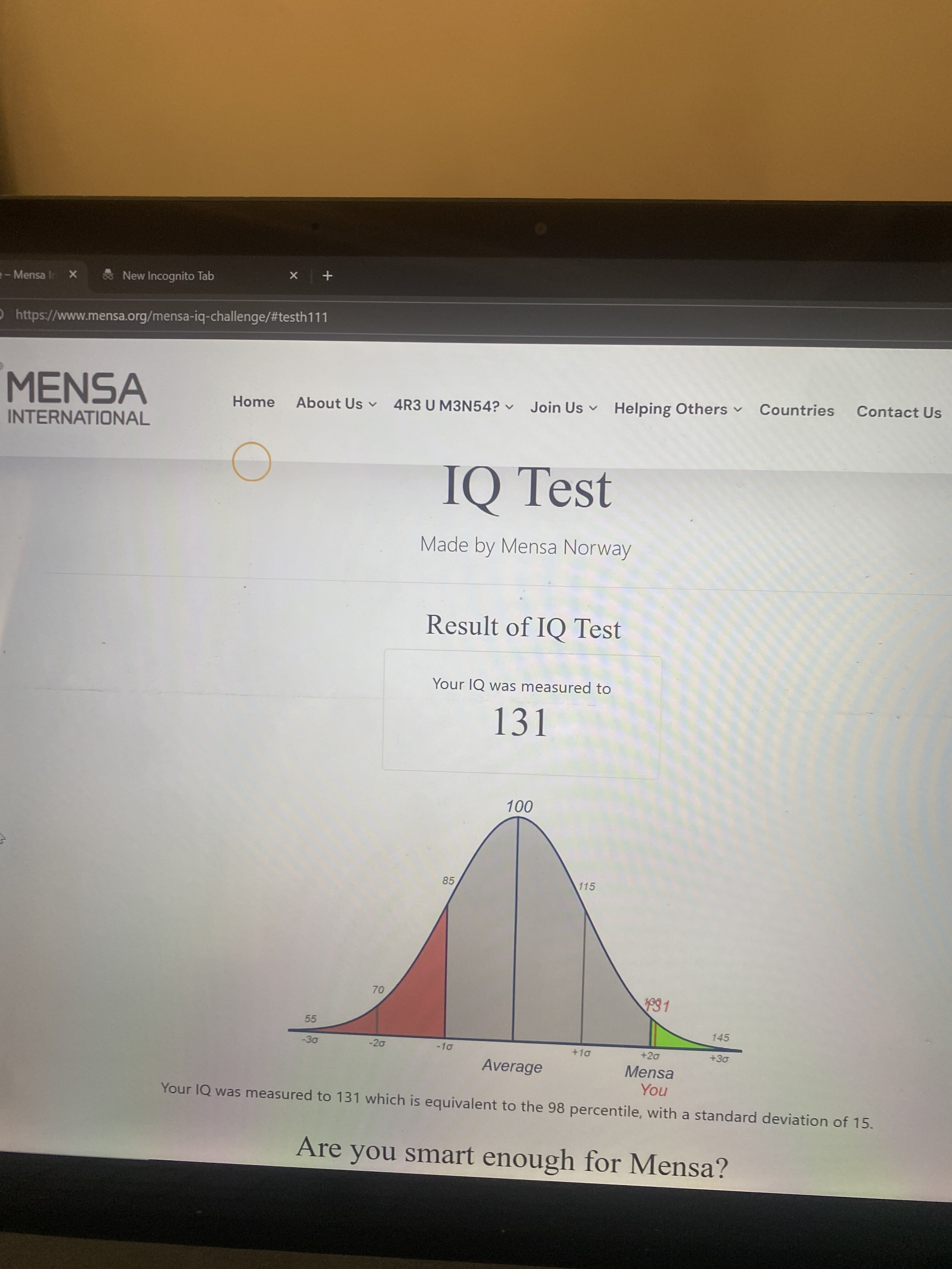 I took an IQ test, here are my results | Looksmax.org - Men's Self ...