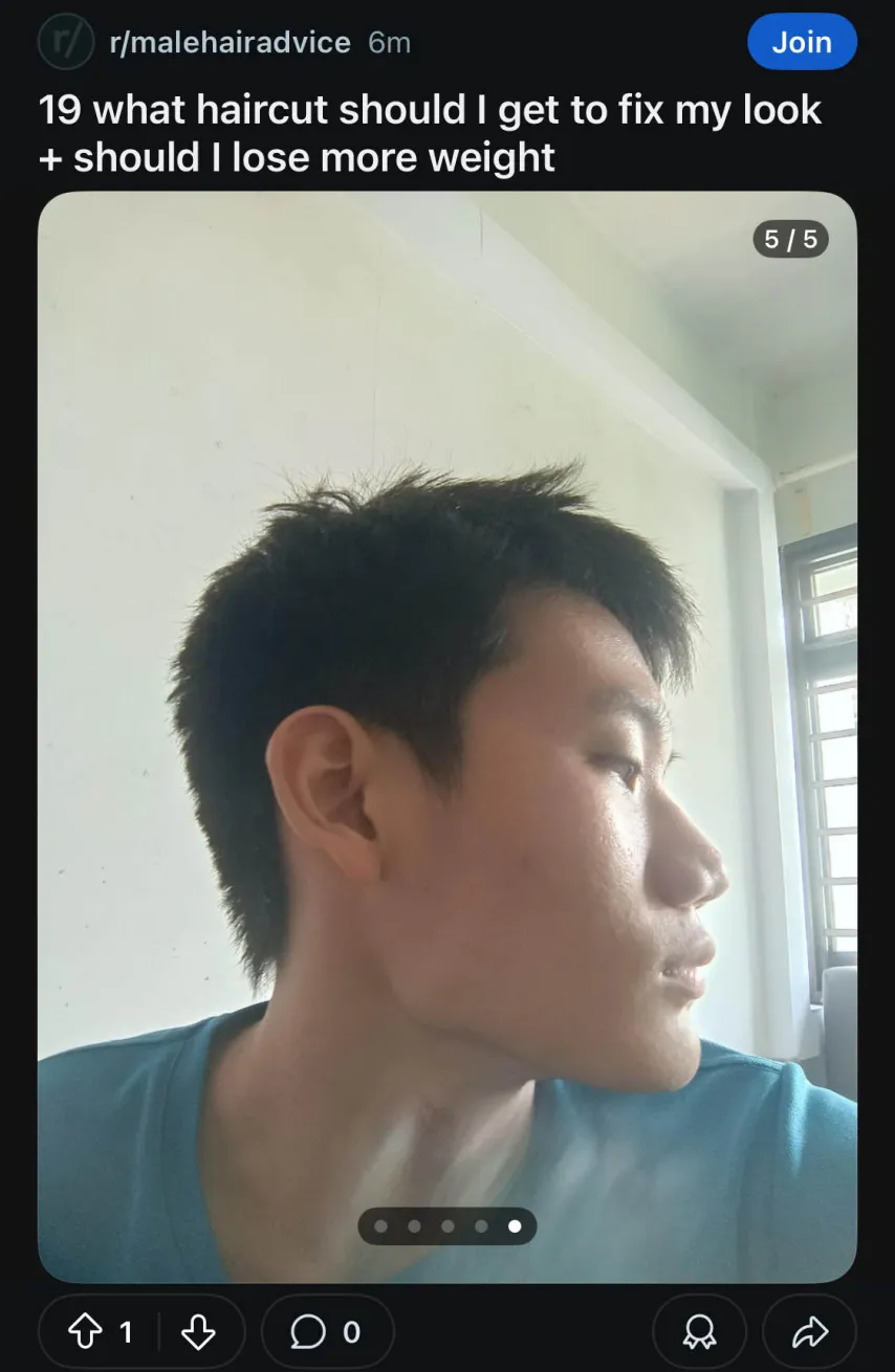 Asians don't have a flat maxilla they have protruded orbitals ...