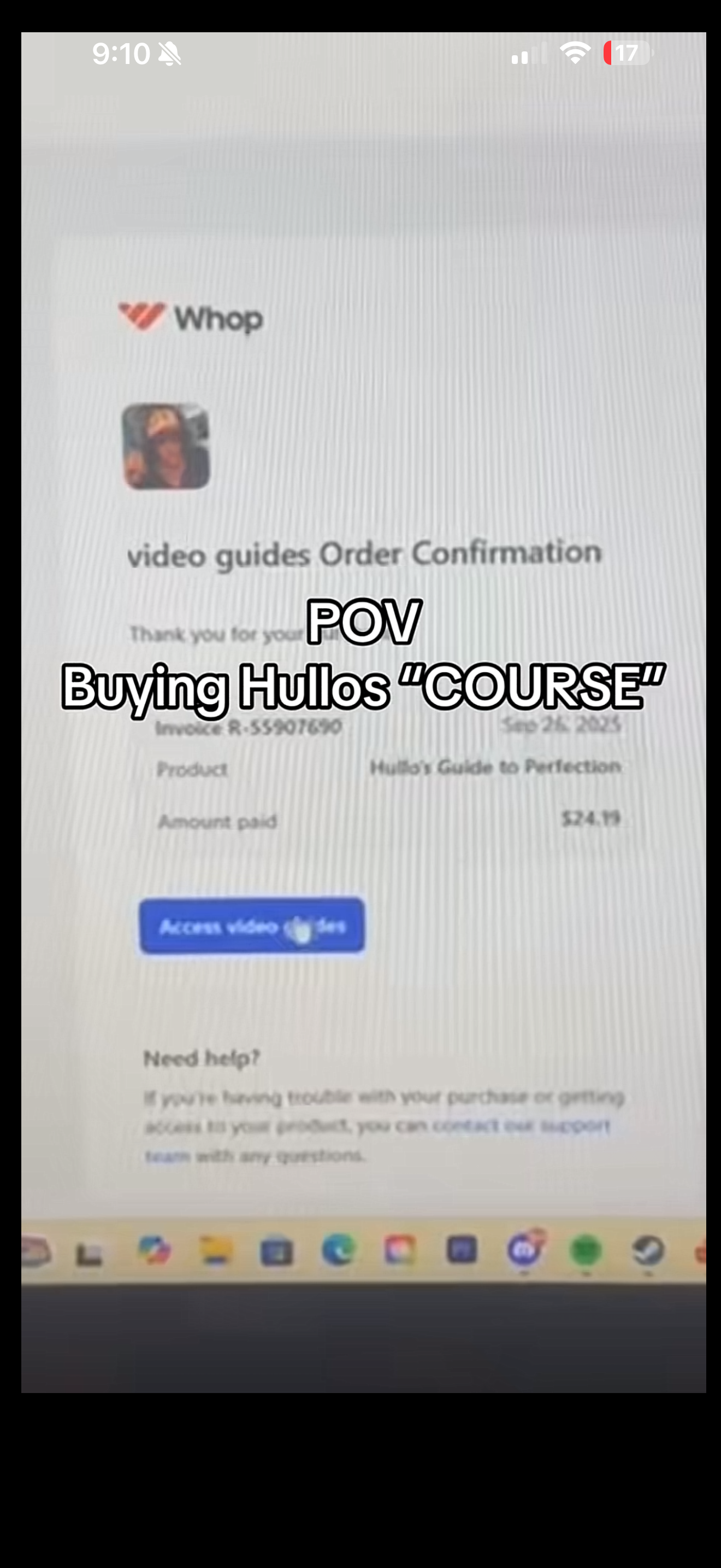 Tiktok “looksmaxer” hullo gets exposed by gf for buying cp instead of ...