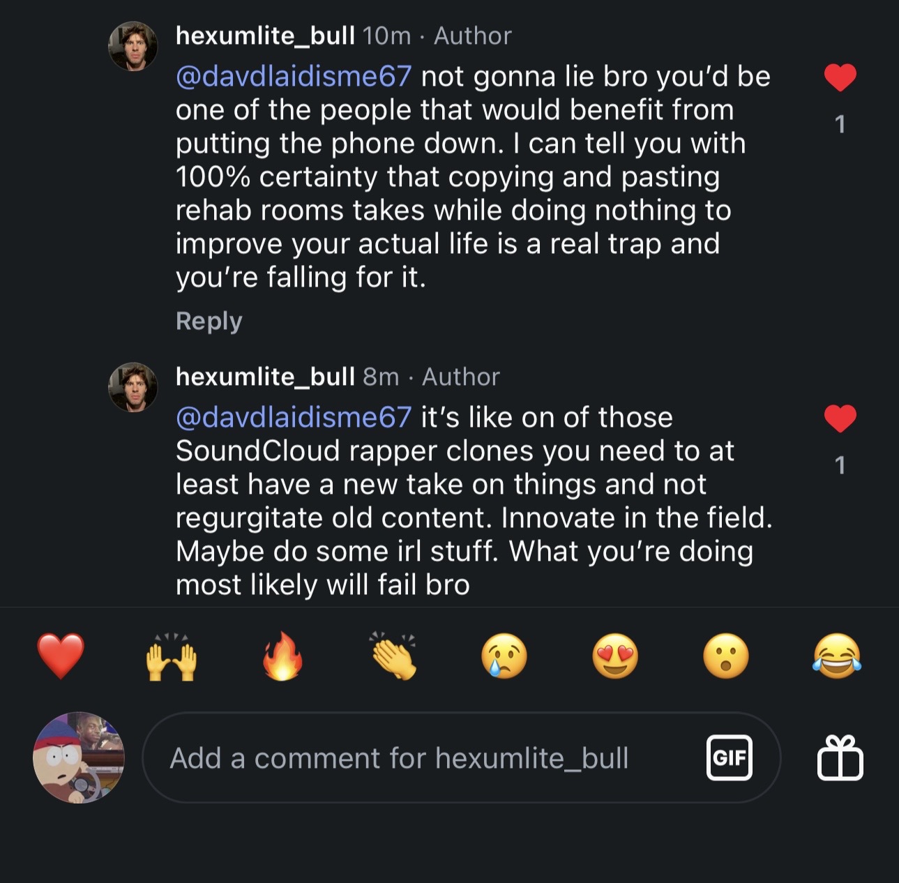 Hexumlite practically called me a loser and unoriginal meanwhile I’ve ...