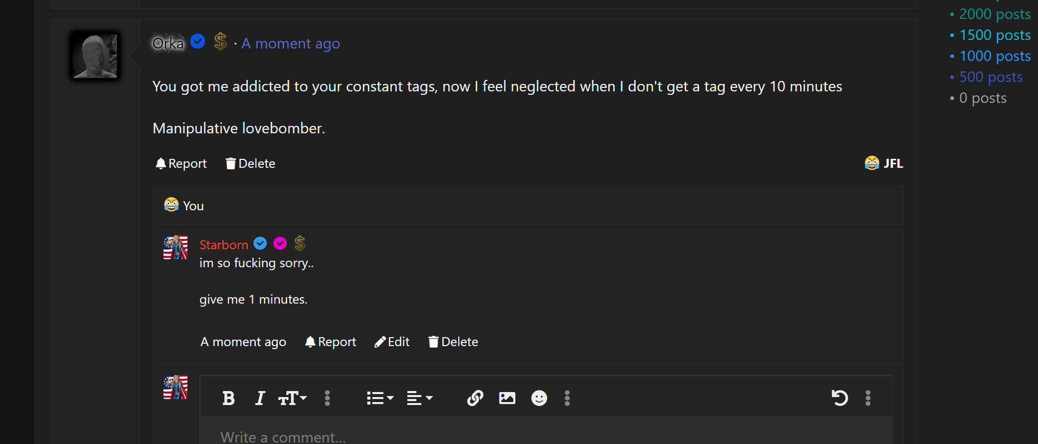 Tagging @orka megathread GTFIH TAG ORKA TODAY ITS FREE!!! | Looksmax ...