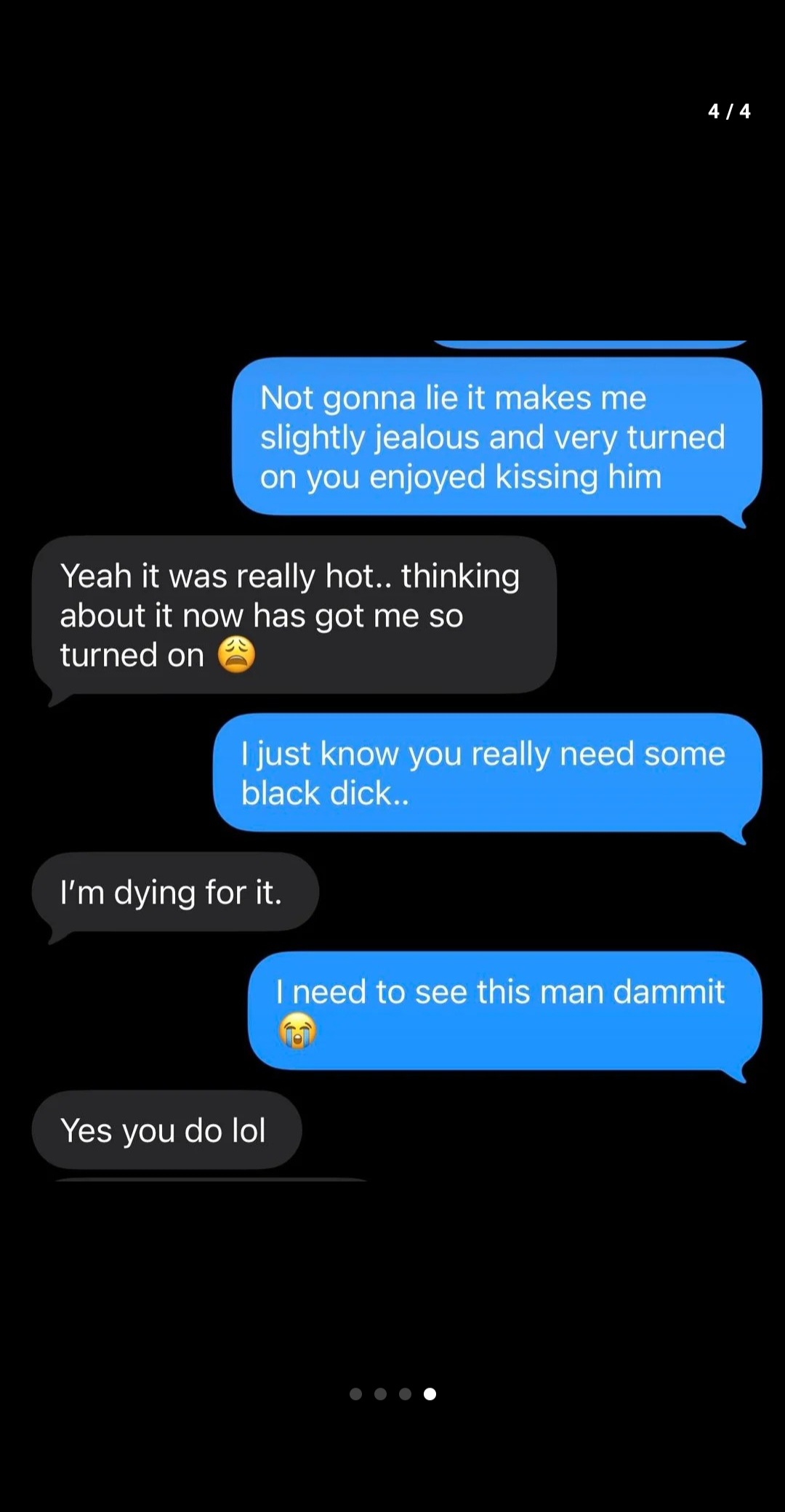 Another redditor happy his girl is getting black dick | Looksmax.org ...