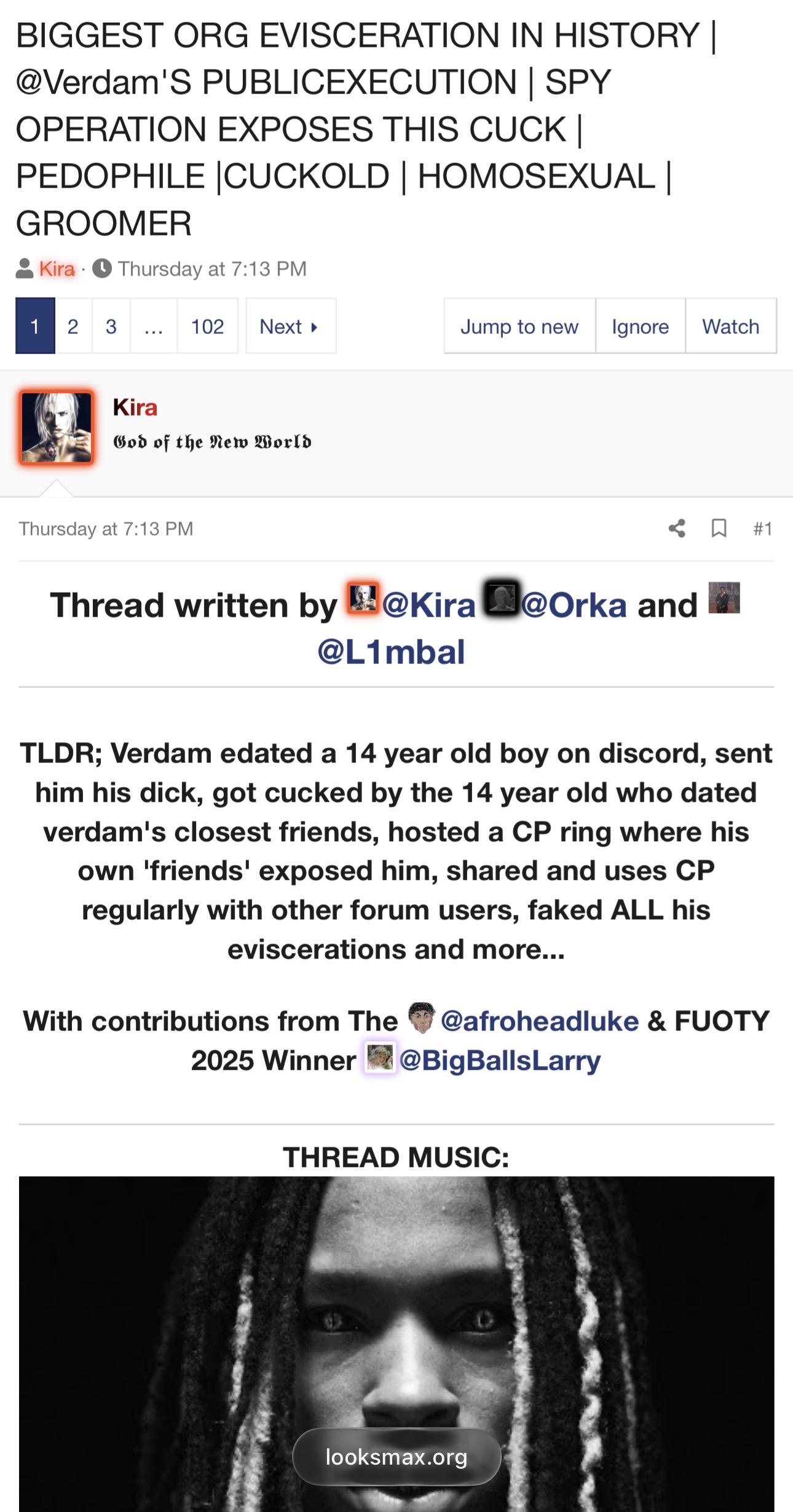 How is this evis thread still going?? (100+ pages WTF) | Looksmax.org ...